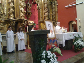 Entronización del Beato Nicolás Ran Goñi en la iglesia de su pueblo ...