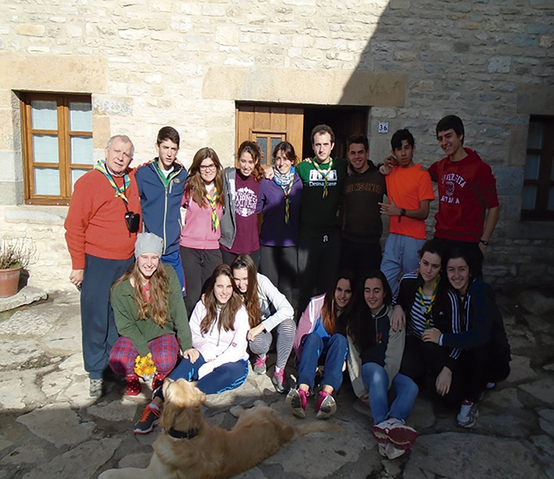 La Navidad en los campamentos scouts - Navarra