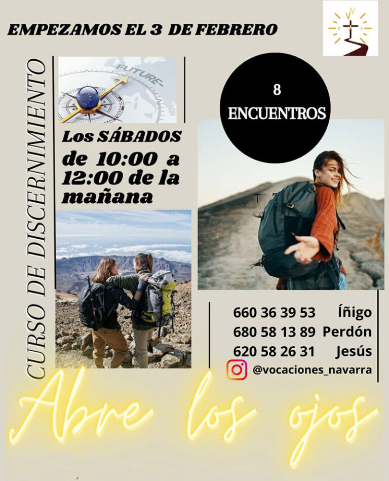 Curso de discernimiento vocacional – Iglesia Navarra